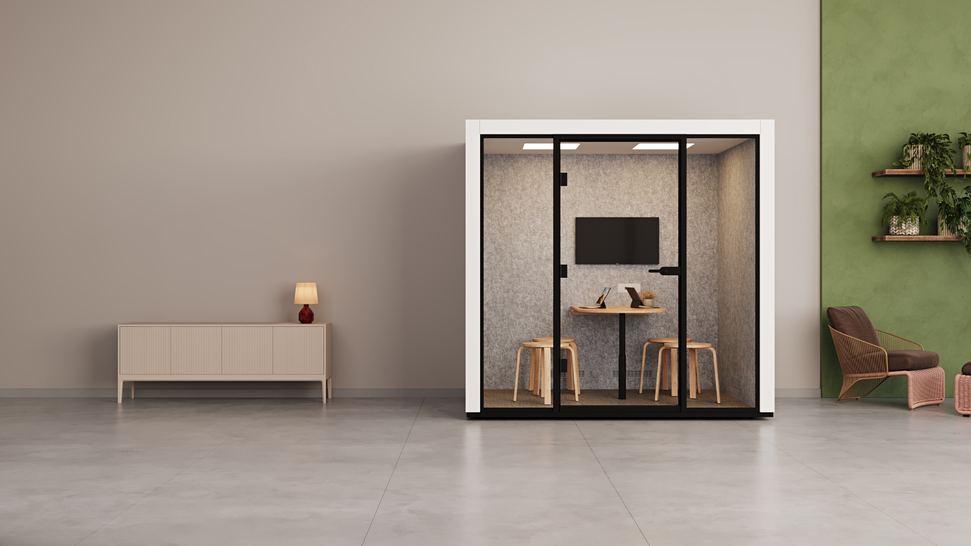 Connect 4 Meeting Pod | JUUNOO